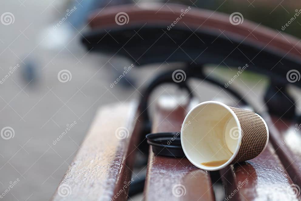 Used Coffee Mug - Symbol for Pollution Stock Image - Image of pollution ...