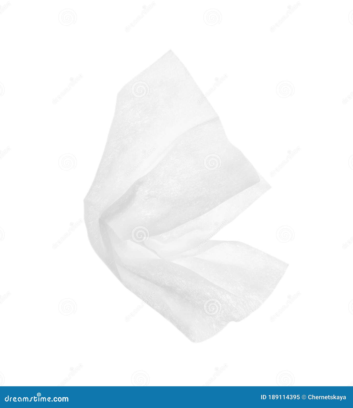 Used Crumpled Paper Tissue Isolated on White Stock Image - Image of ...