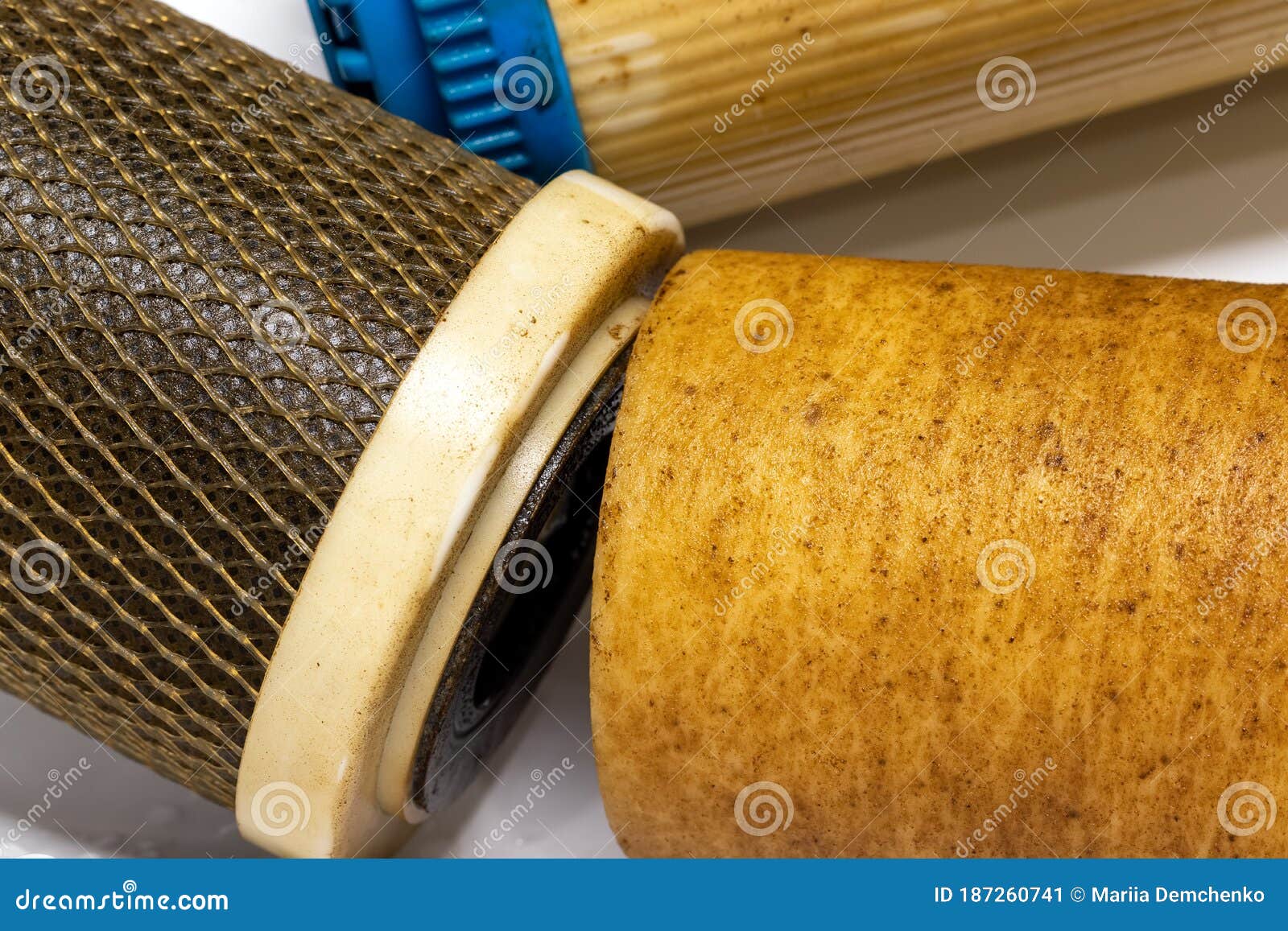 Used Dirty Replaceable Filter Cartridges for Drinking Water ...