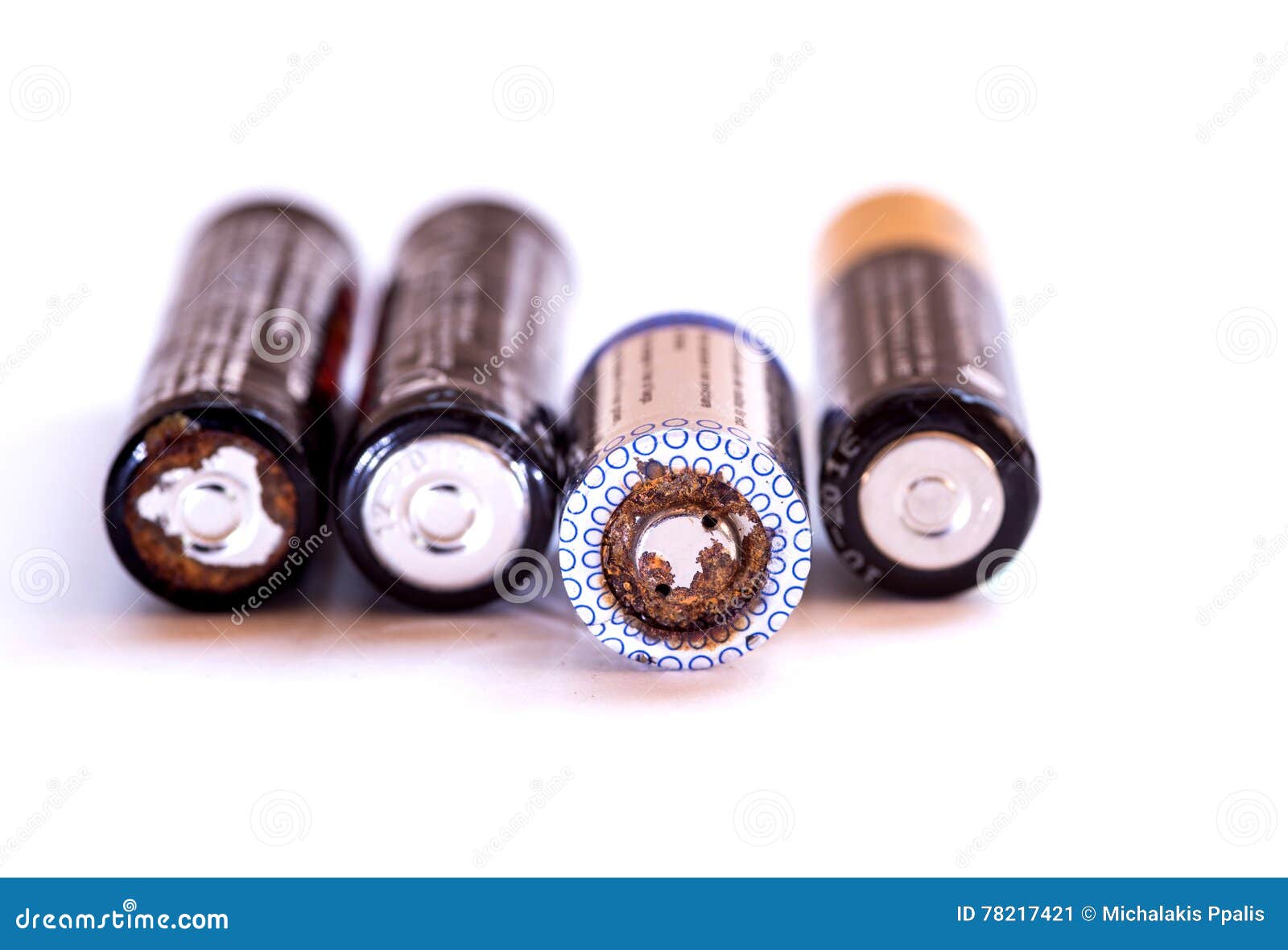 Used Disposable Drain Batteries for Recycling Stock Image - Image of ...