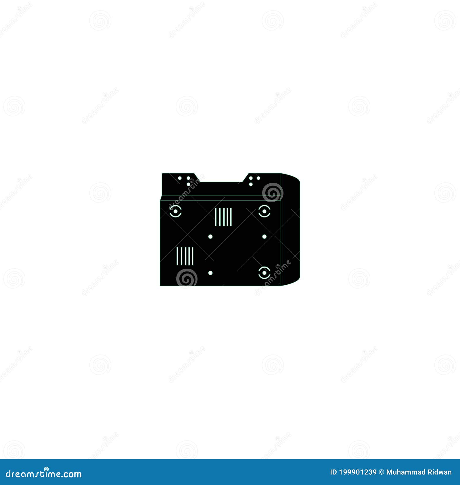 Used dvd box vector design stock vector. Illustration of clean - 199901239