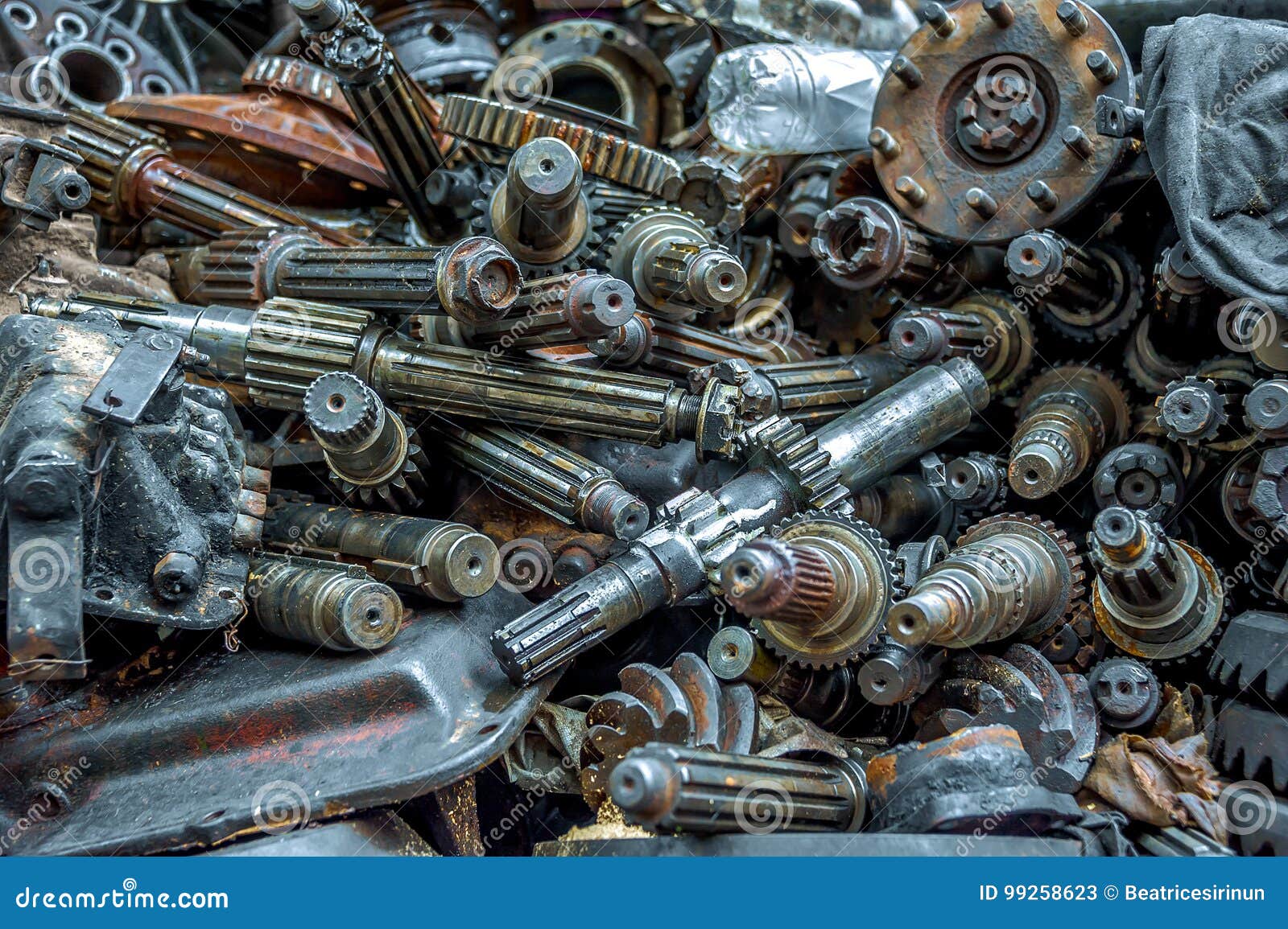 USED ENGINE PARTS. stock image. Image of equipment, spare - 99258623