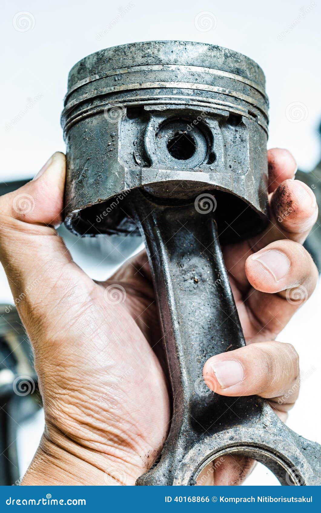 Used engine piston stock photo. Image of bolts, rings - 40168866