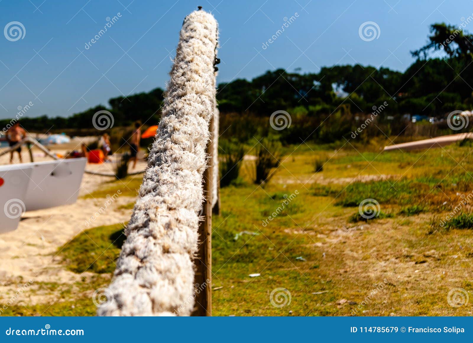 Used Fishing Ropes. Close Up Stock Image - Image of objects, large ...