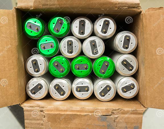Used Flourescent Light Bulbs in Box Stock Photo - Image of factory ...