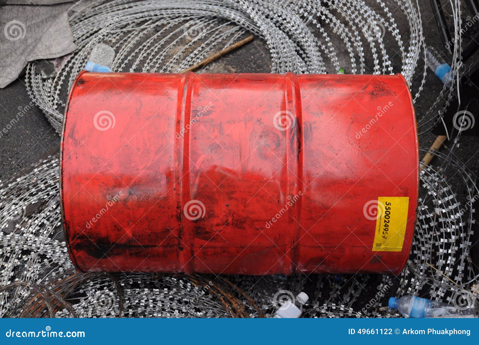 Used Fuel Tank stock photo. Image of garbage, fuel, barrel - 49661122