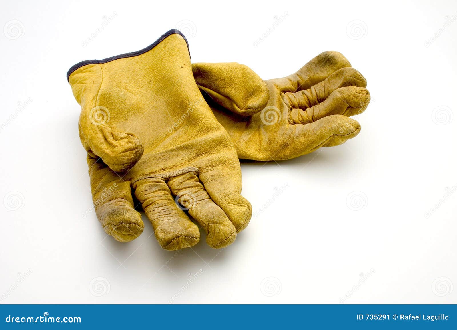 Used gloves stock image. Image of background, material - 735291