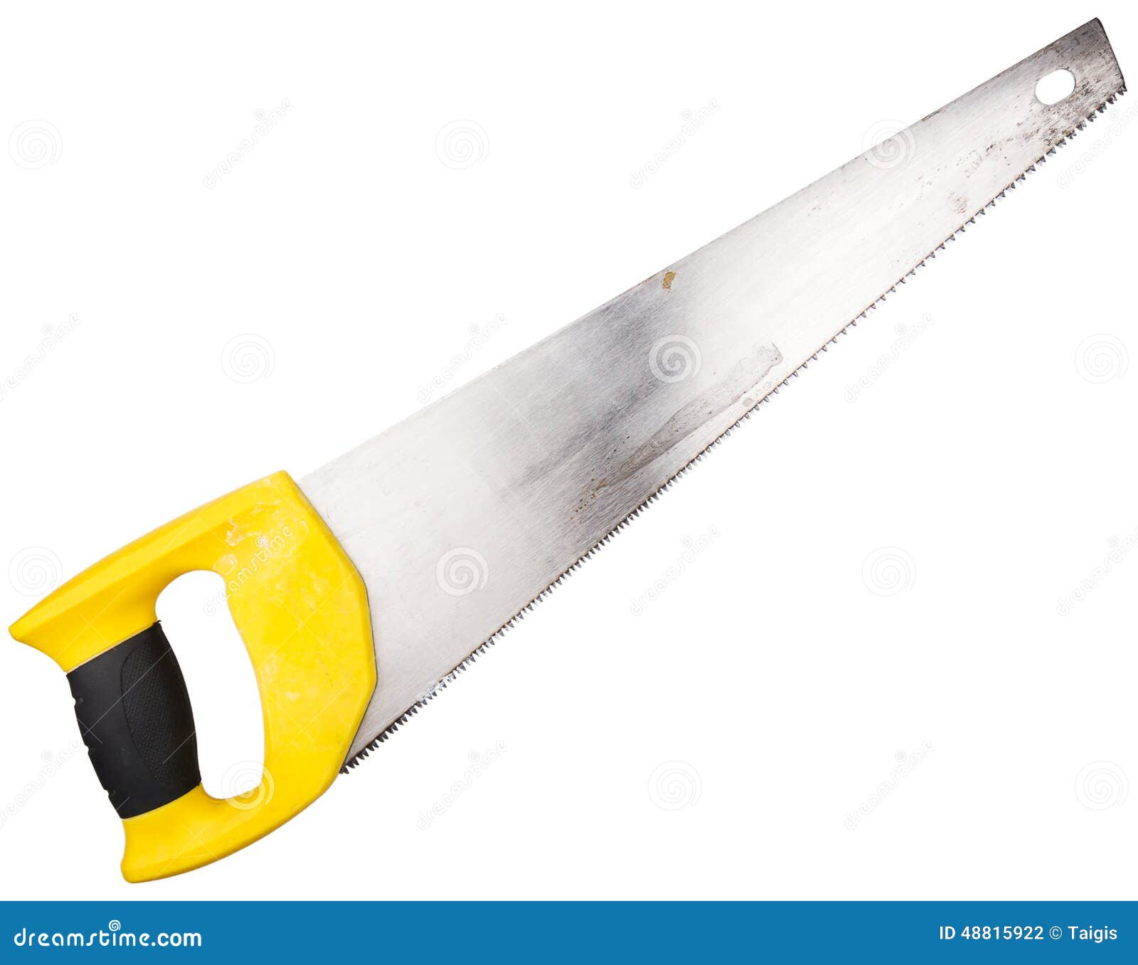 Used hand saw stock photo. Image of blade, color, handsaw - 48815922