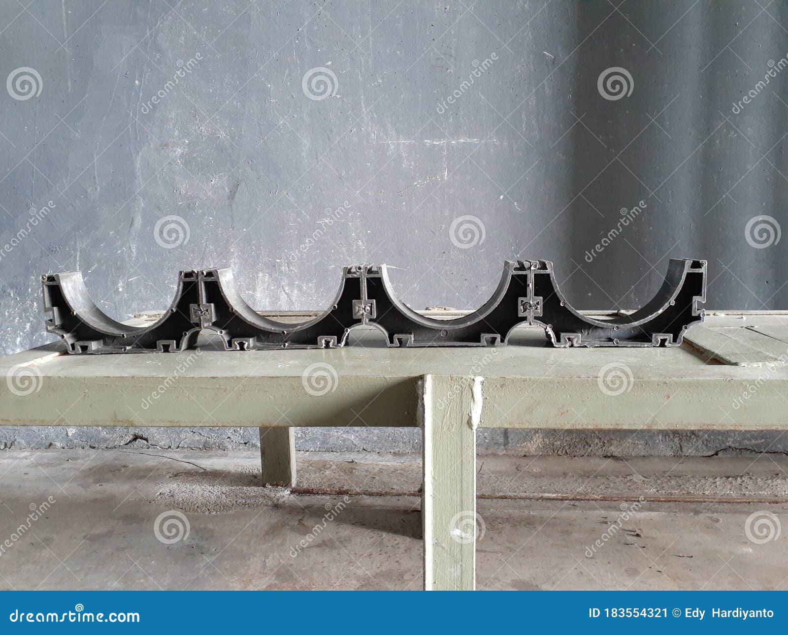 Conduit spacer for pipes stock image. Image of separator - 183554321