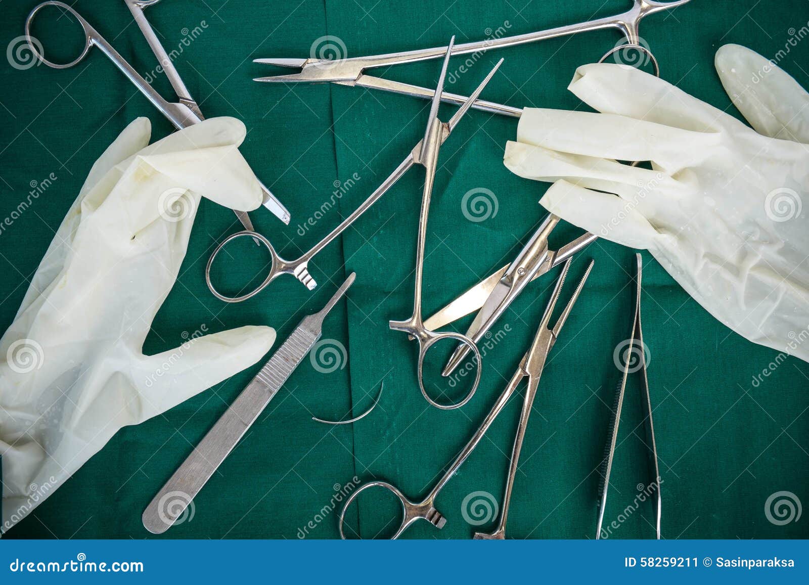 Used Instruments for Surgery Stock Image - Image of sterile, background ...
