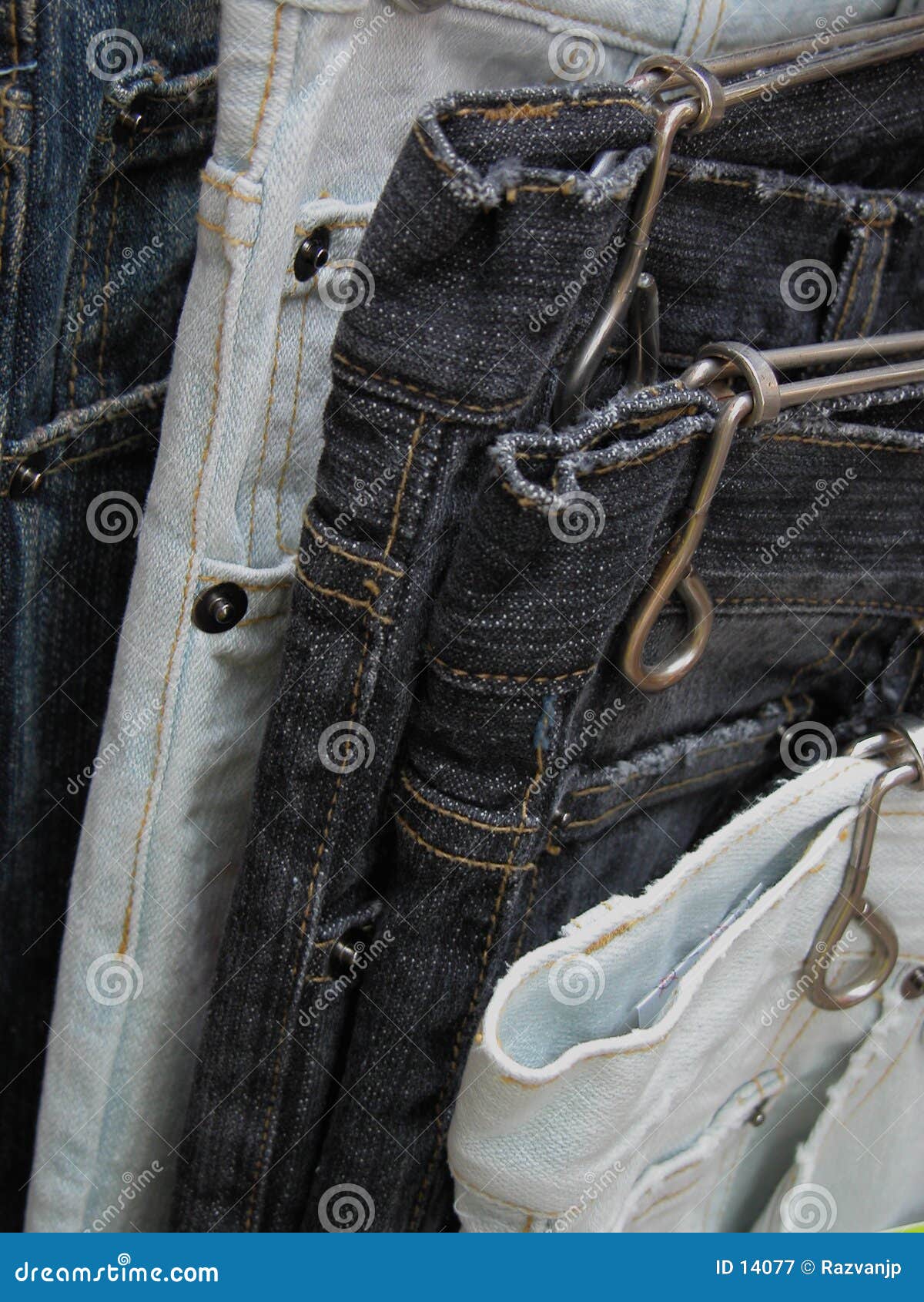 Used jeans stock image. Image of used, second, shop, confection - 14077