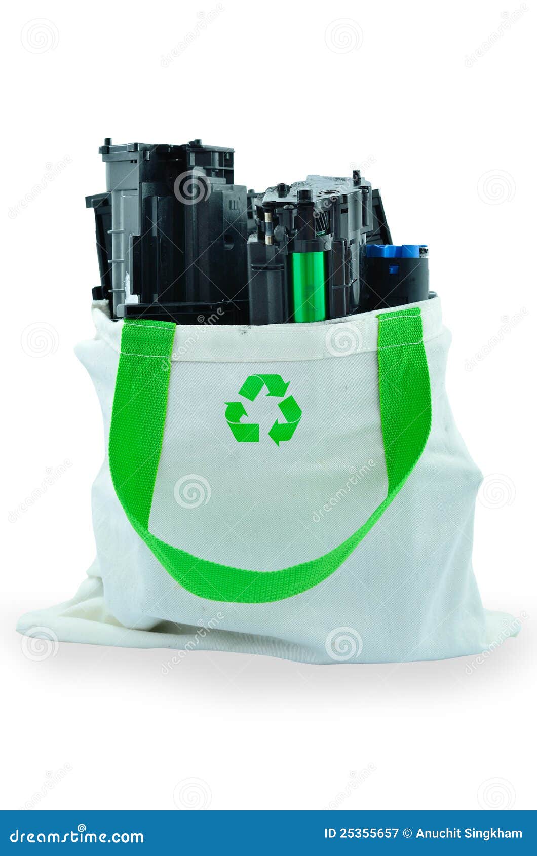 Used laser printer toner stock image. Image of laser - 25355657