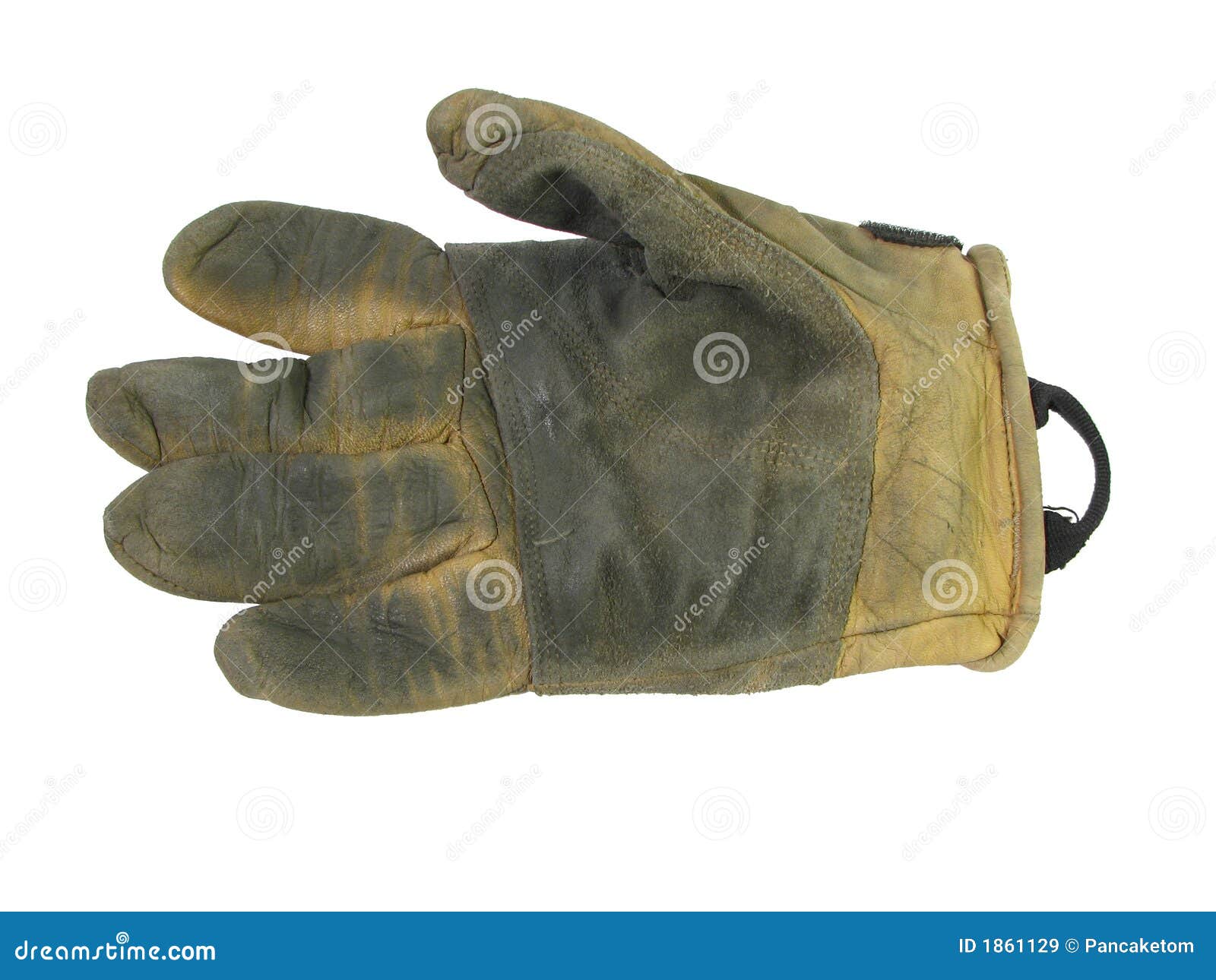Used leather work glove stock image. Image of used, glove - 1861129