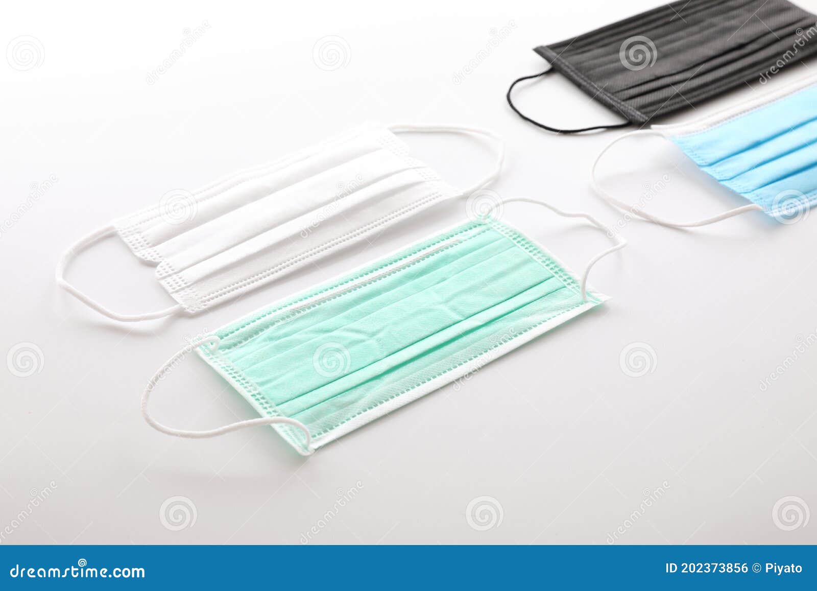 Used Mask Isolated in White Background Stock Photo - Image of face ...