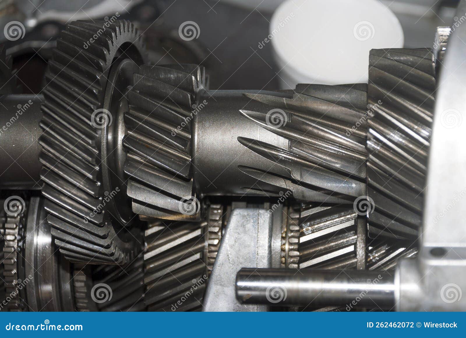 Used mechanical motor cogs stock photo. Image of motor - 262462072