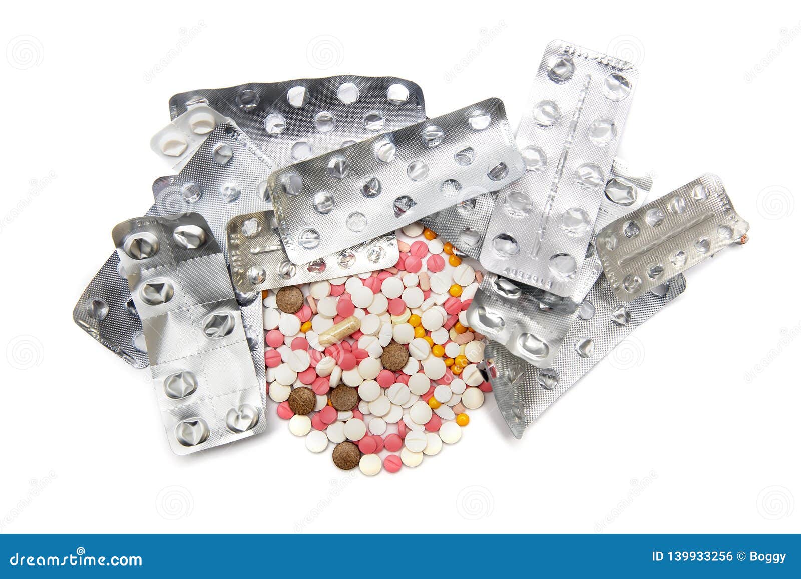Used medical packs stock photo. Image of packaging, cure - 139933256