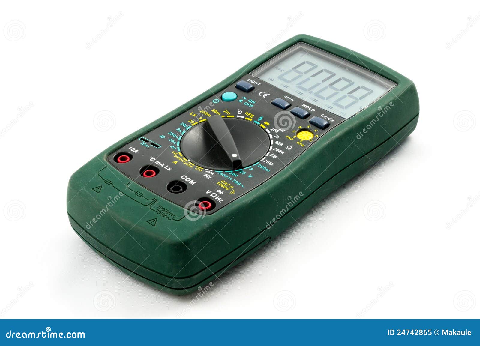 Used multimeter stock image. Image of amperage, electrician - 24742865
