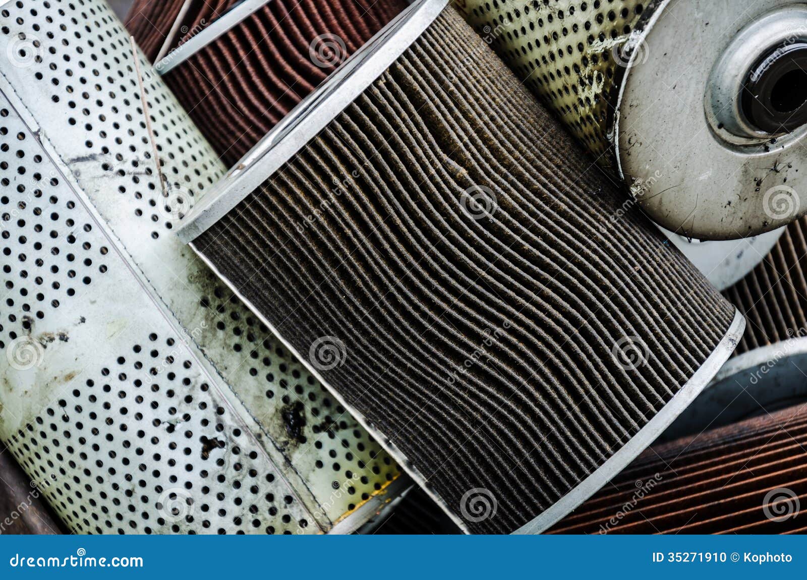 Used oil filter stock photo. Image of environment, pollution - 35271910