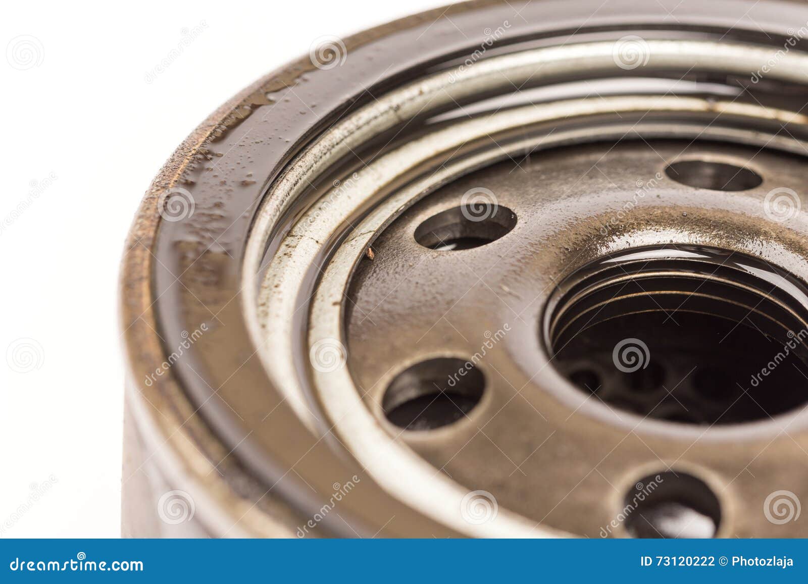 Used old car oil filter stock photo. Image of pollutio - 73120222