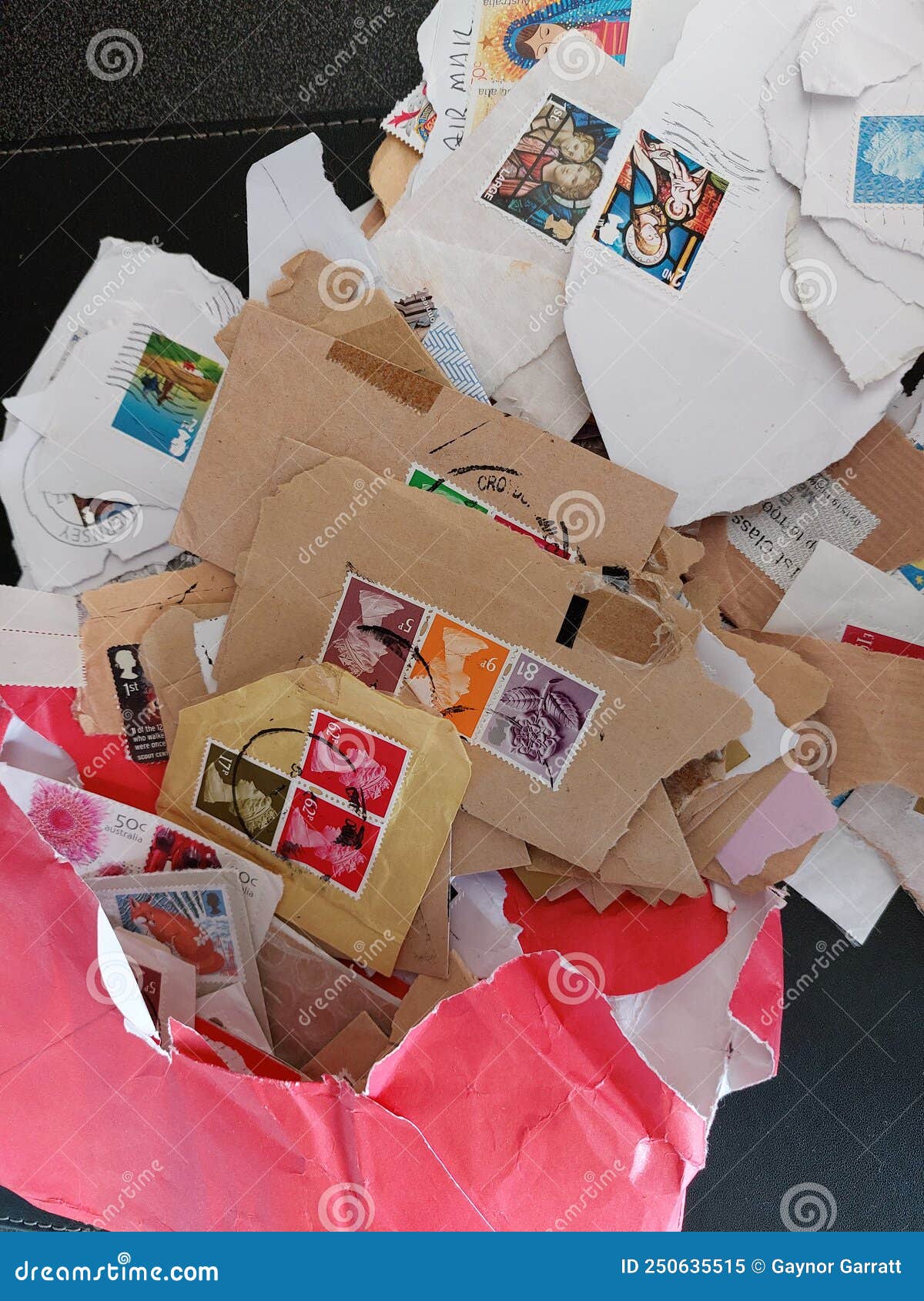 Used Postage Stamps on Paper Editorial Image - Image of paper, stamp ...