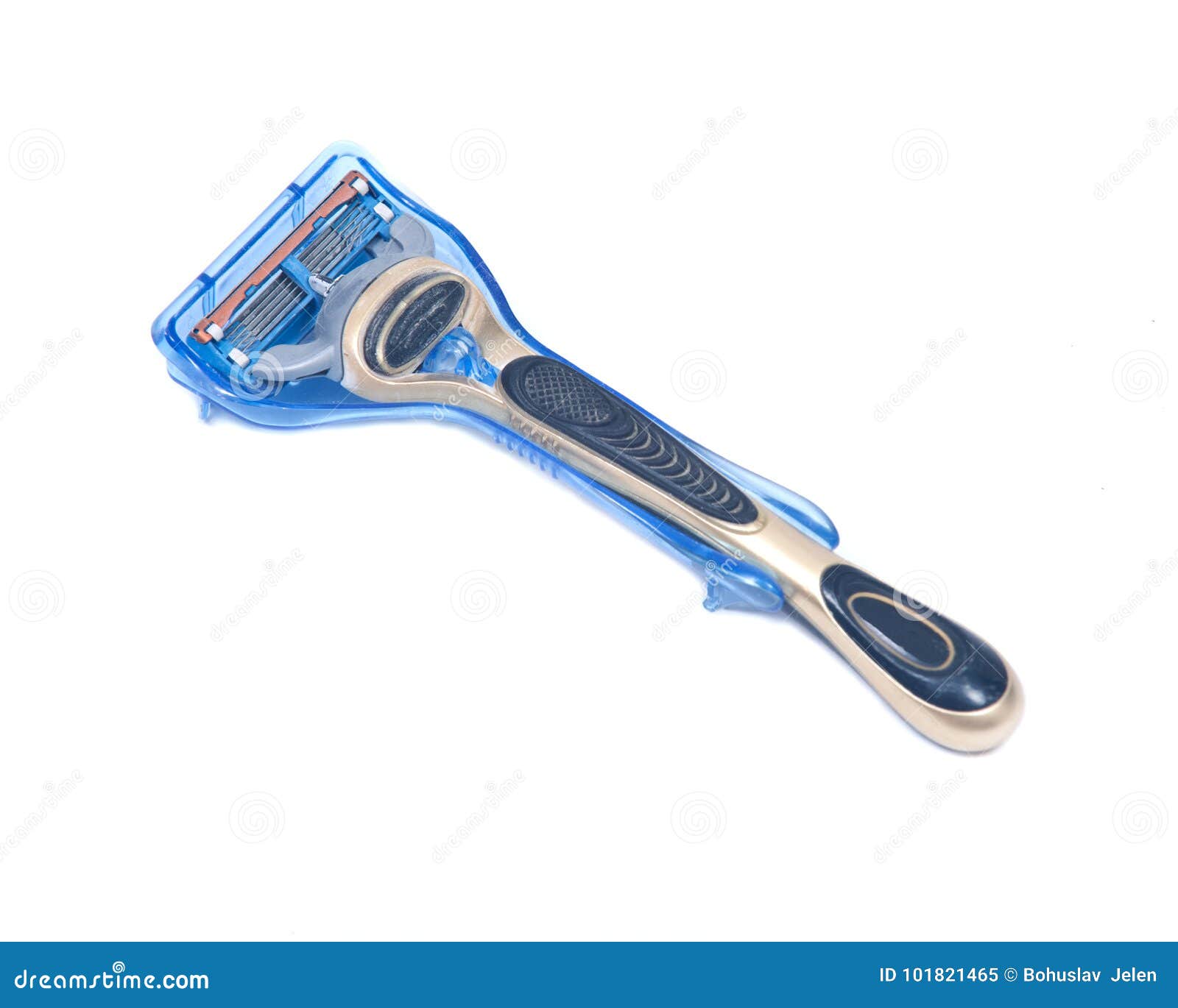 Used Razor Blades With Handle Stock Image - Image of steel, instrument ...