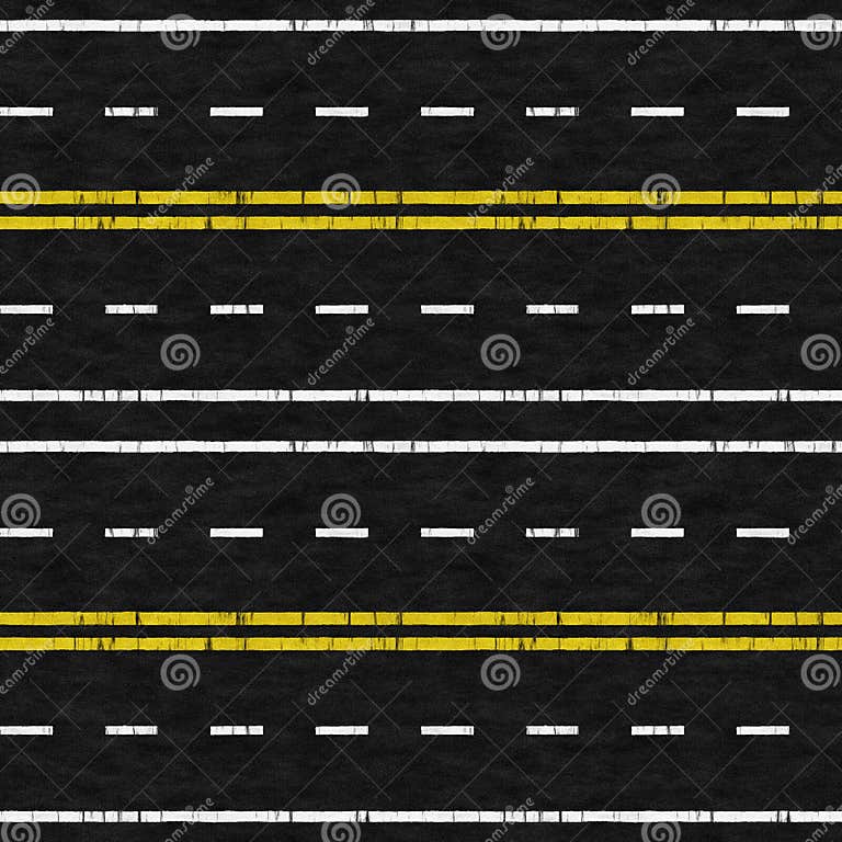 Used Road Seamless Pattern stock illustration. Illustration of route ...