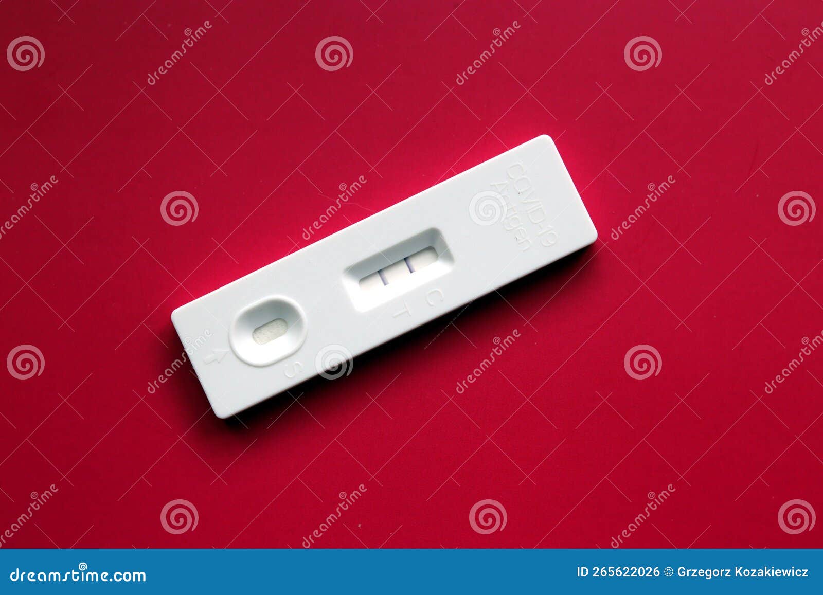Used SARS Covid Antigen Test Kit Stock Photo - Image of risk, epidemic ...