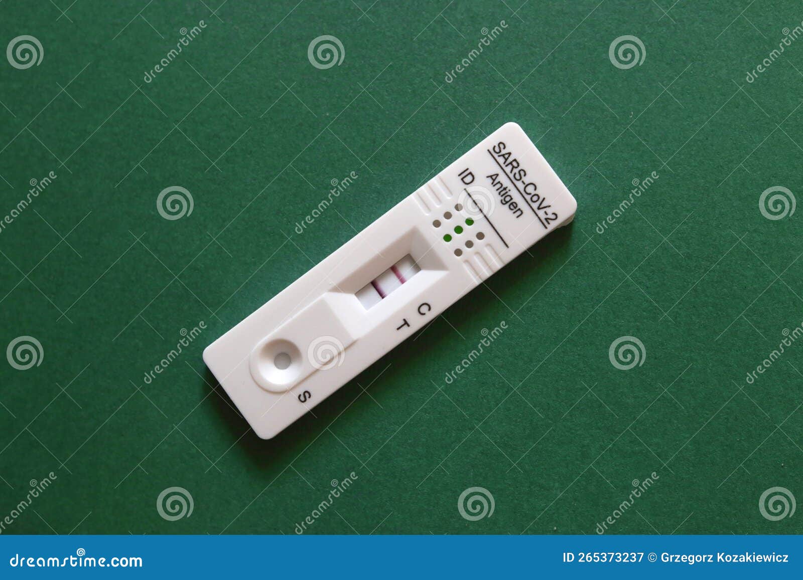 Used SARS Covid Antigen Test Kit Stock Image - Image of medical ...