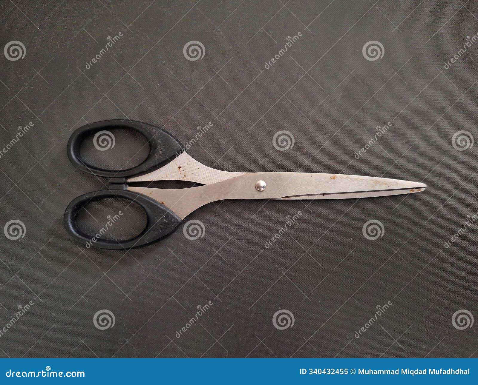 Closed Scissor Isolated With White Background Stock Image ...