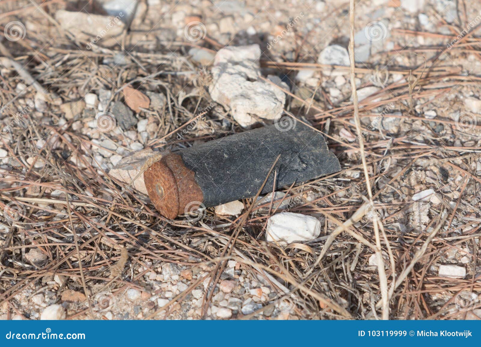 Used shotgun shell stock image. Image of black, rust - 103119999