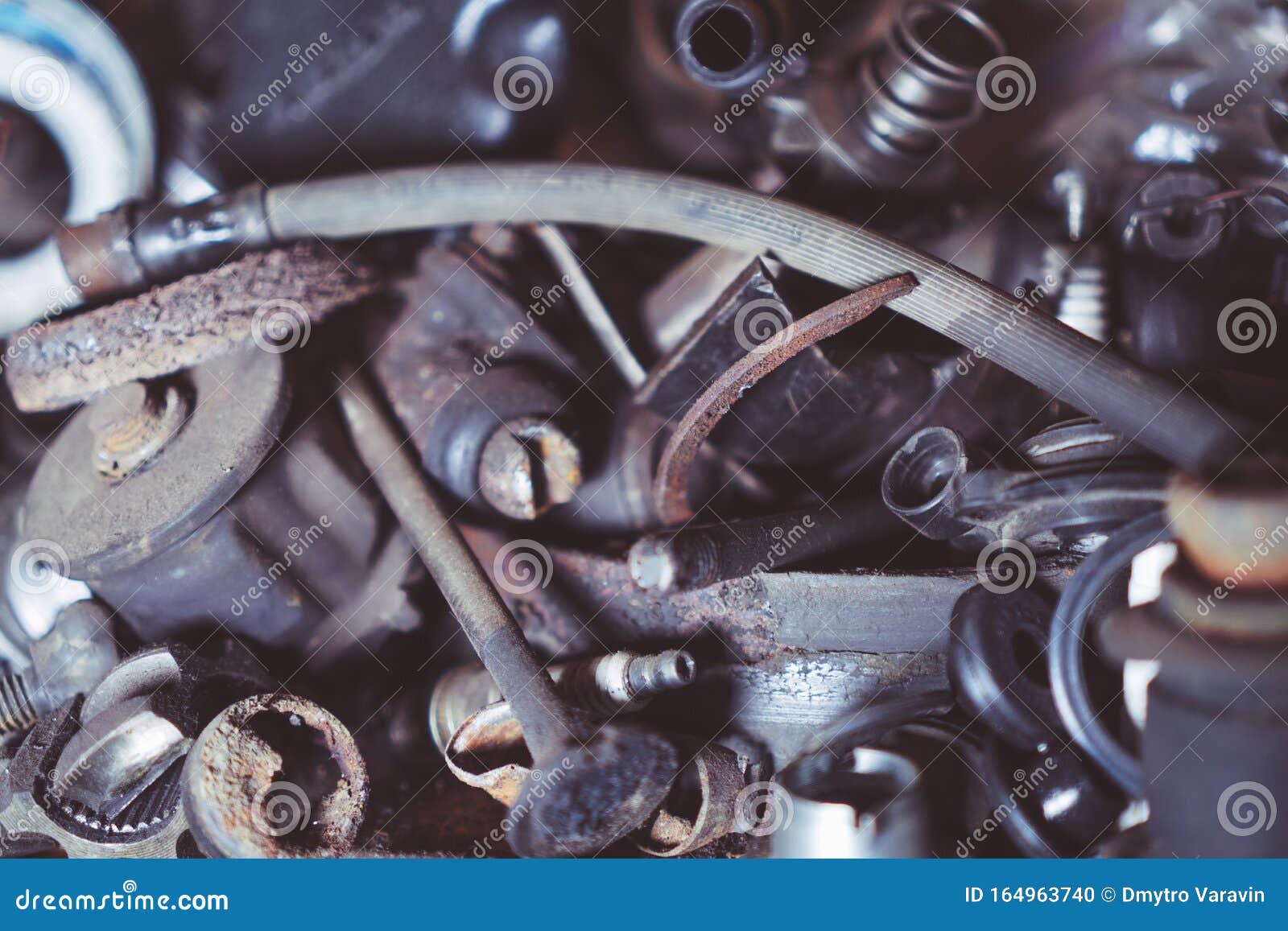 Used Spare Car Parts Background Stock Photo - Image of repair, spare ...