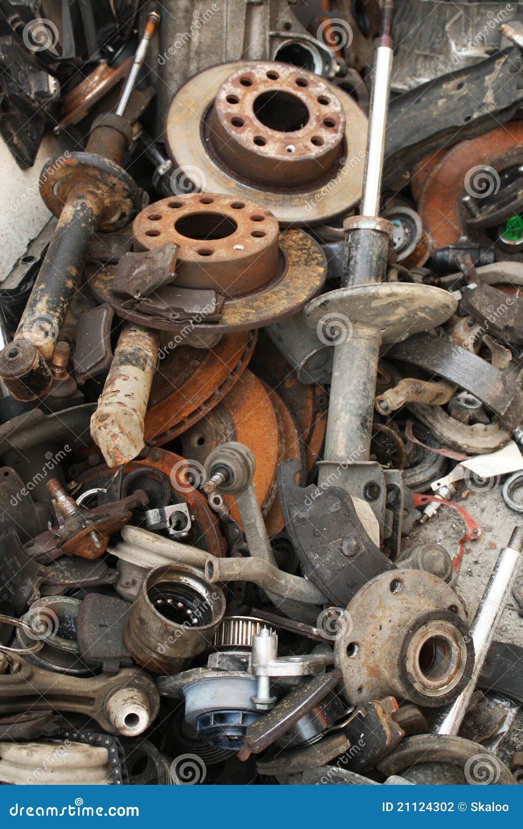 Used spare parts stock photo. Image of parts, shock, recycle - 21124302