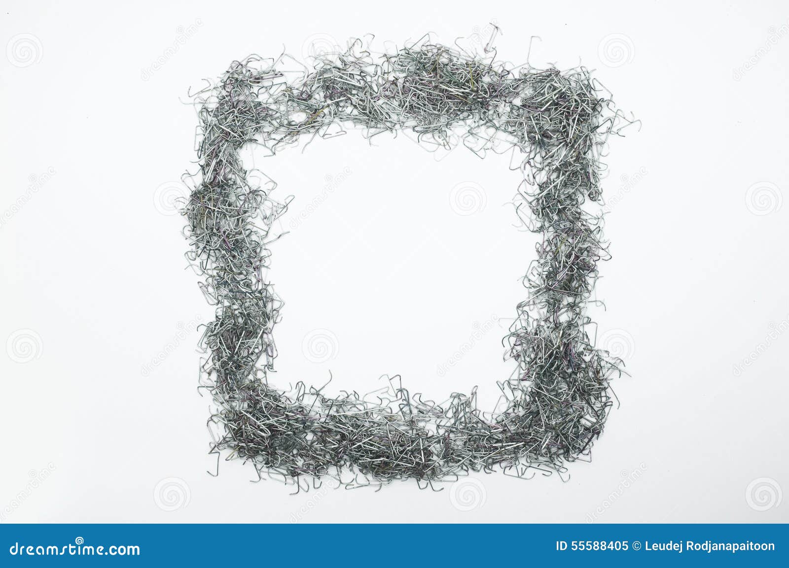 Used Staple Needle in Shape of Square, Rectangular Frame Stock Image ...