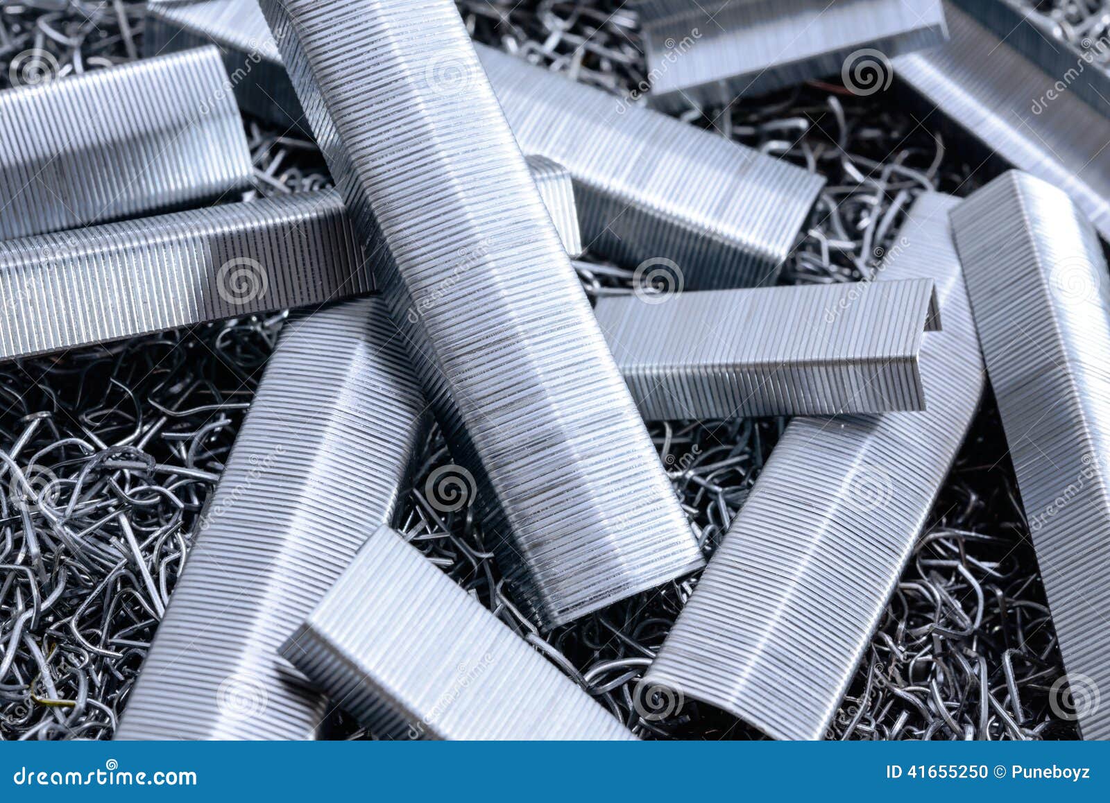 USED STAPLES with STAPLE NEEDLE Stock Photo - Image of stapler, tool ...