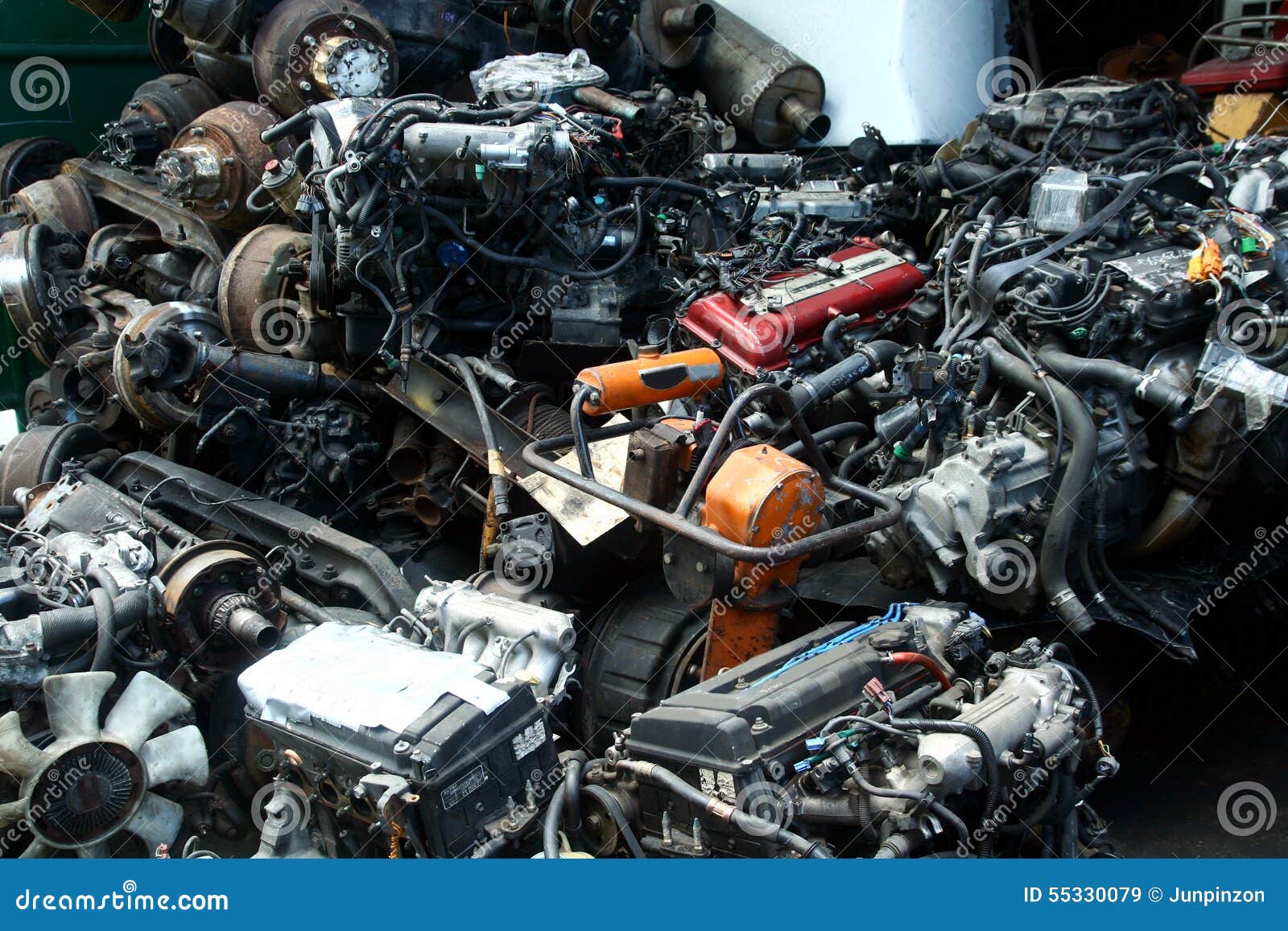 Used and surplus tire rims stock image. Image of nuts - 55330079