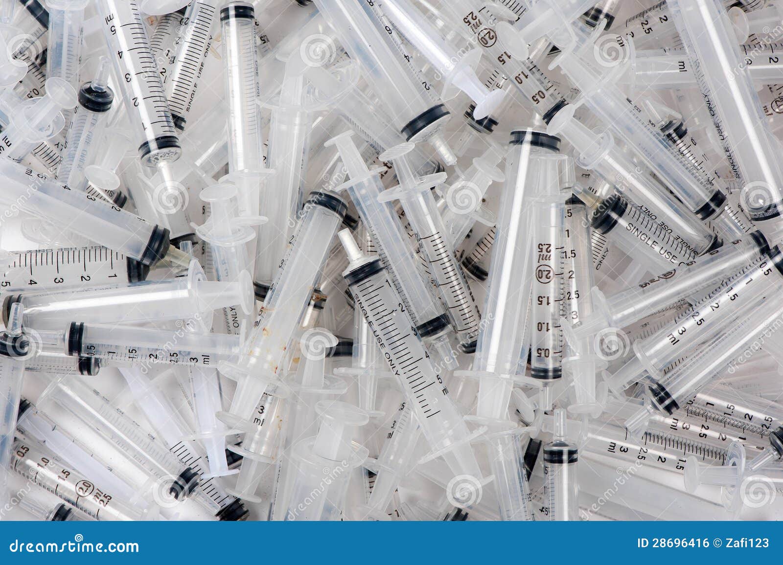 Used syringes stock photo. Image of clinical, instrument - 28696416