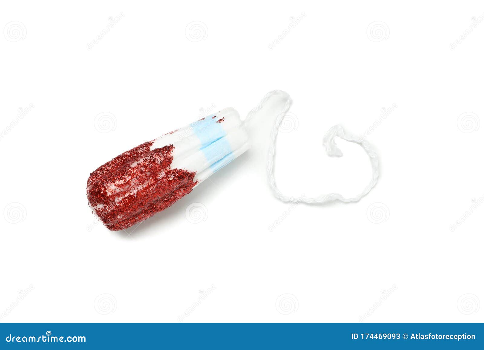 Used Tampon Isolated on White Background Stock Image - Image of medical ...
