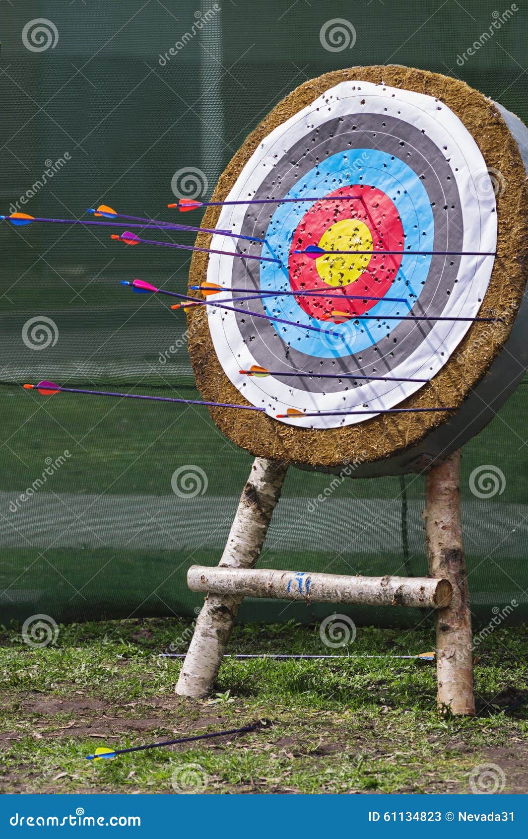 Used target stand stock image. Image of impact, shoot - 61134823