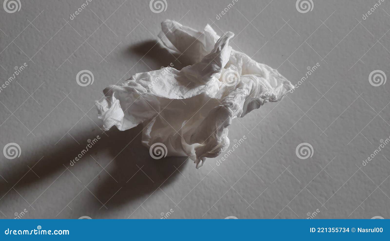 Used Tissue Waste is Sometimes Thrown Away Stock Photo - Image of ...