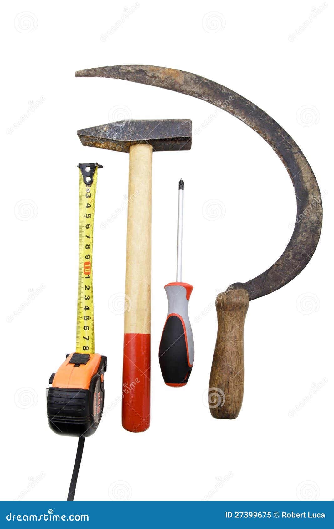 Used Tools with Clipping Mask Stock Image - Image of gaspipe, items ...