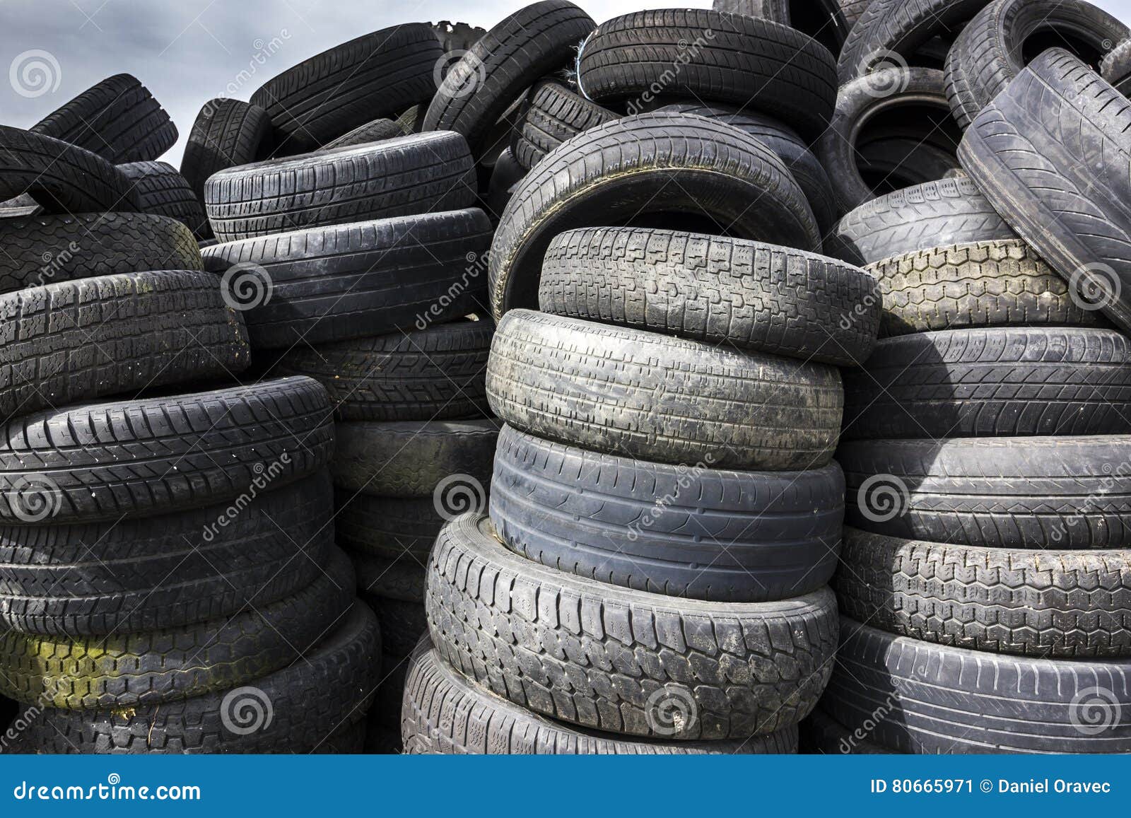 Used Tyres. stock image. Image of heap, pile, rubbish - 80665971