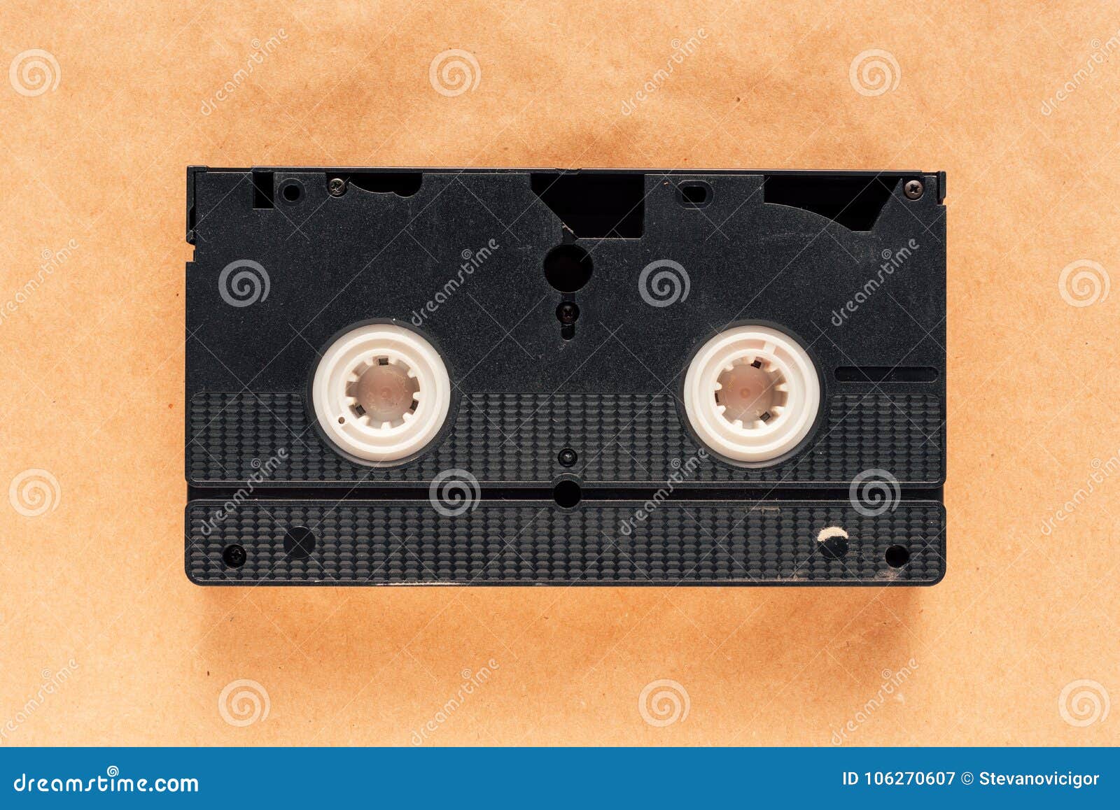Used Video Casette Tape, Retro Technology Stock Image - Image of color ...