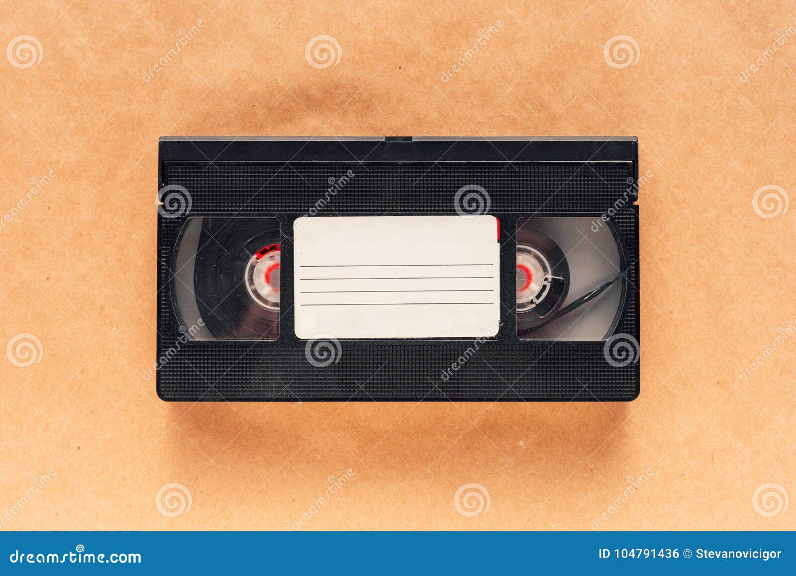 Used Video Casette Tape, Retro Technology Stock Photo - Image of rental ...