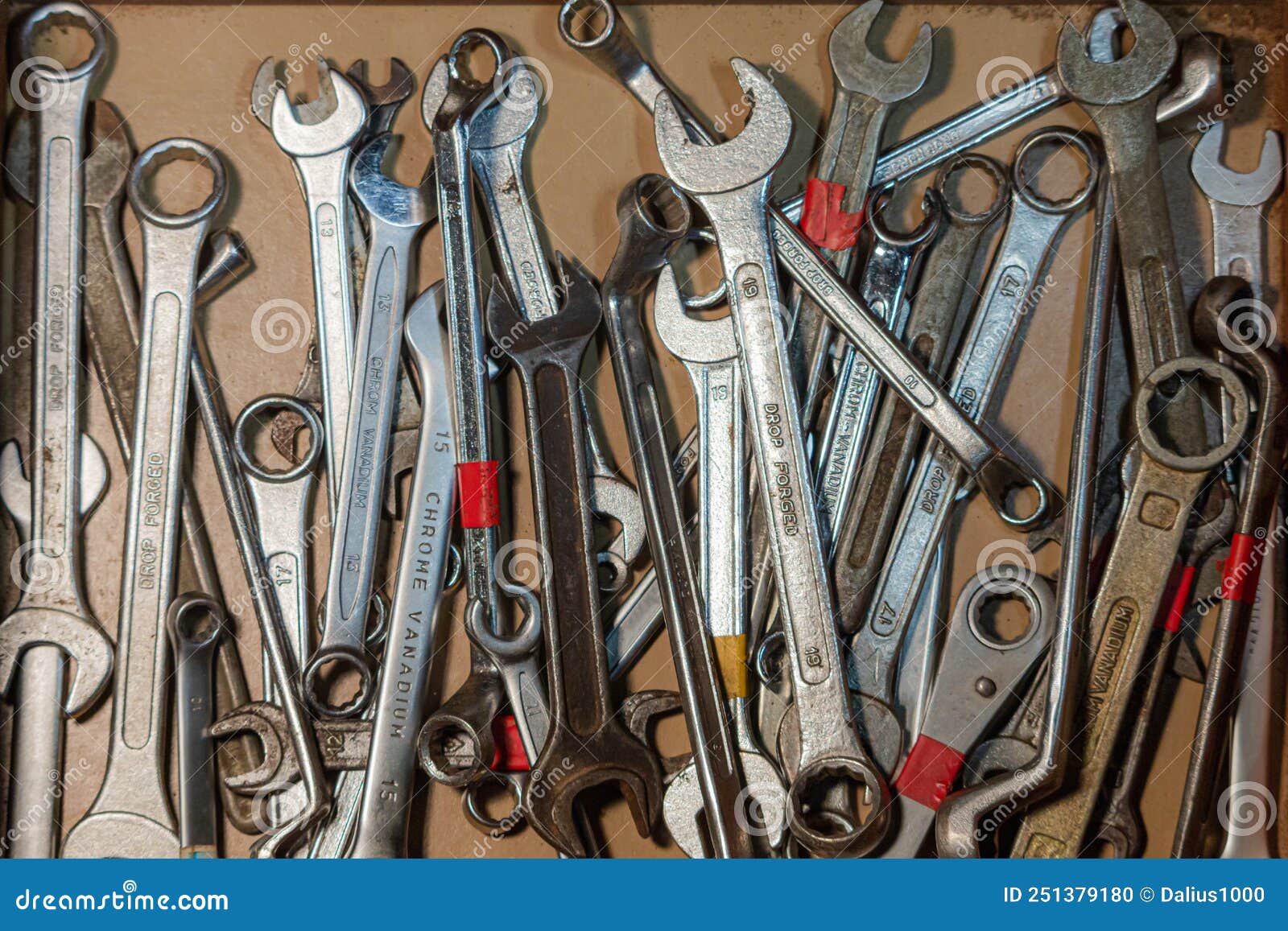 Used Wrenches in Workshop - Drop Forged and Chrome Vanadium Wrenches ...