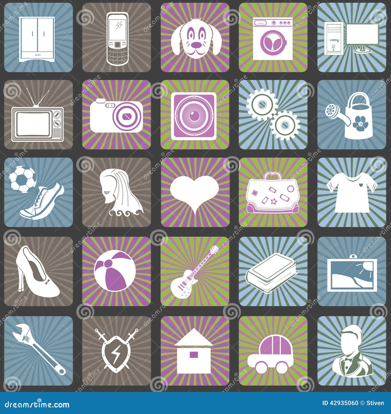 Useful icons stock vector. Illustration of service, environment - 42935060