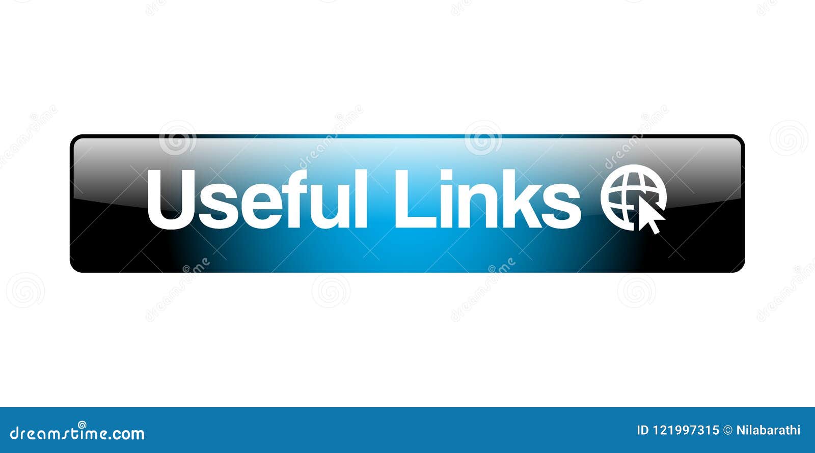 Useful links button stock illustration. Illustration of assist - 121997315