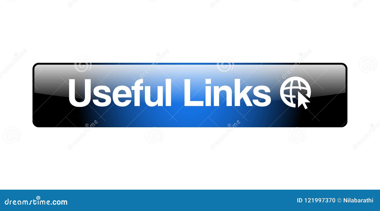 Useful links button stock illustration. Illustration of computer ...