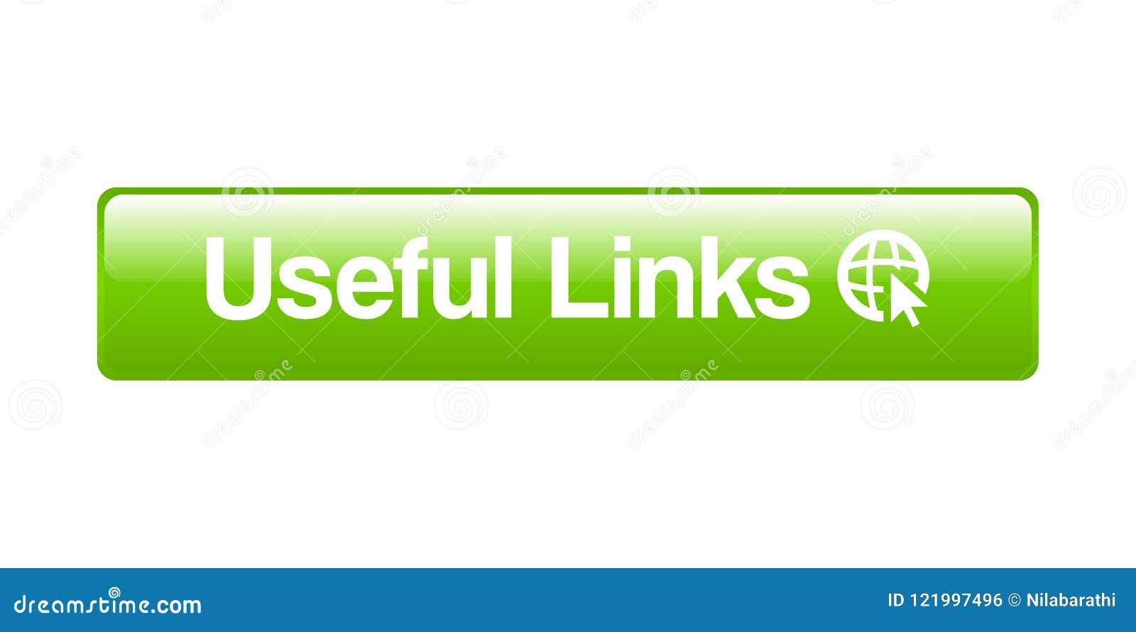 Useful links button stock illustration. Illustration of colorful ...