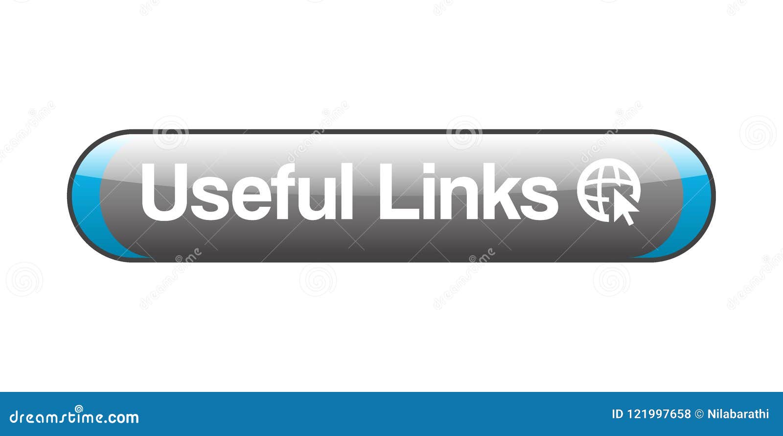 Useful links button stock illustration. Illustration of computer ...