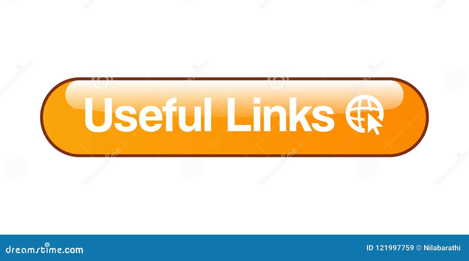 Useful links button stock illustration. Illustration of details - 121997759